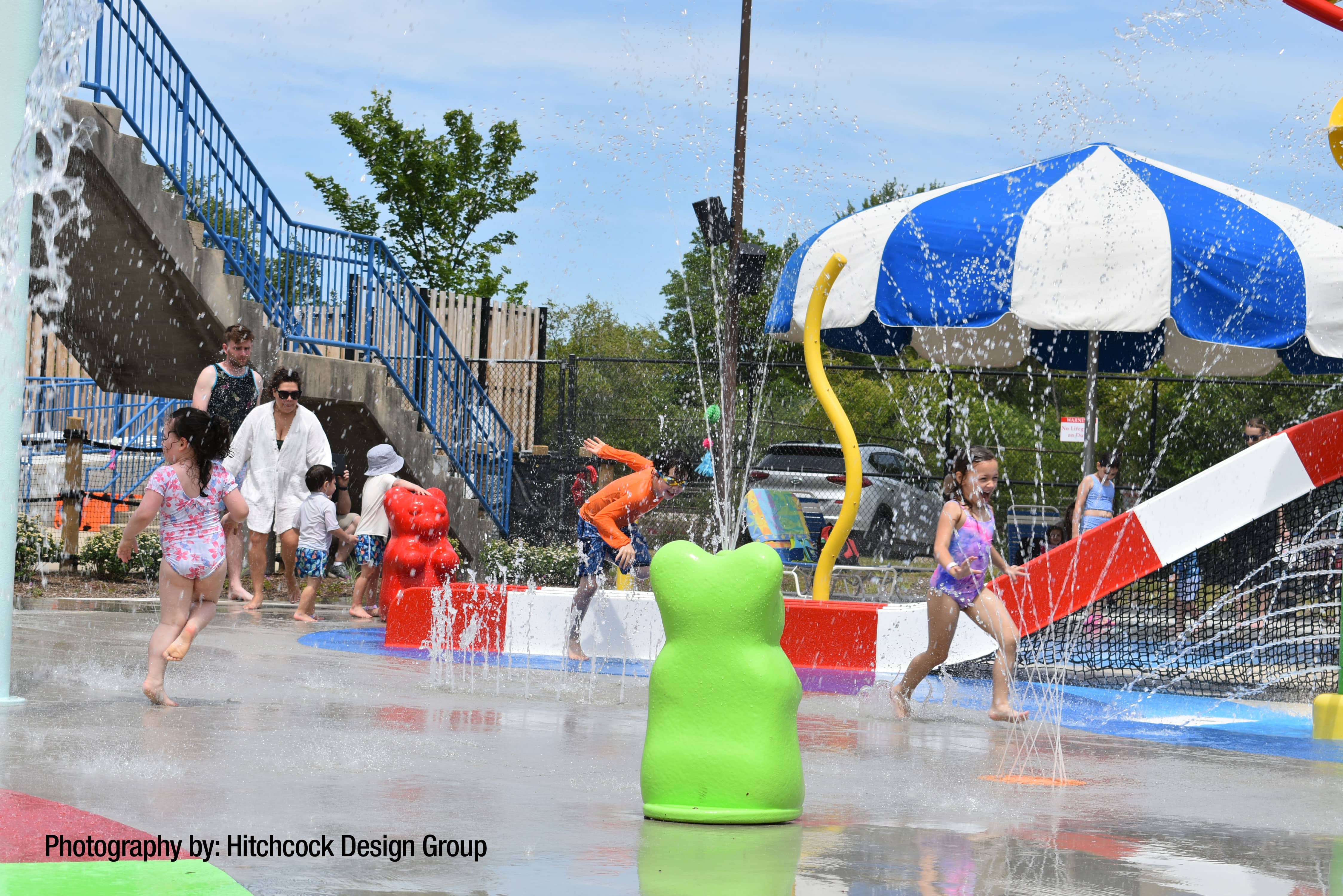 Forest Park Aquatic Center's Interactive Spray Park: A Candyland Oasis