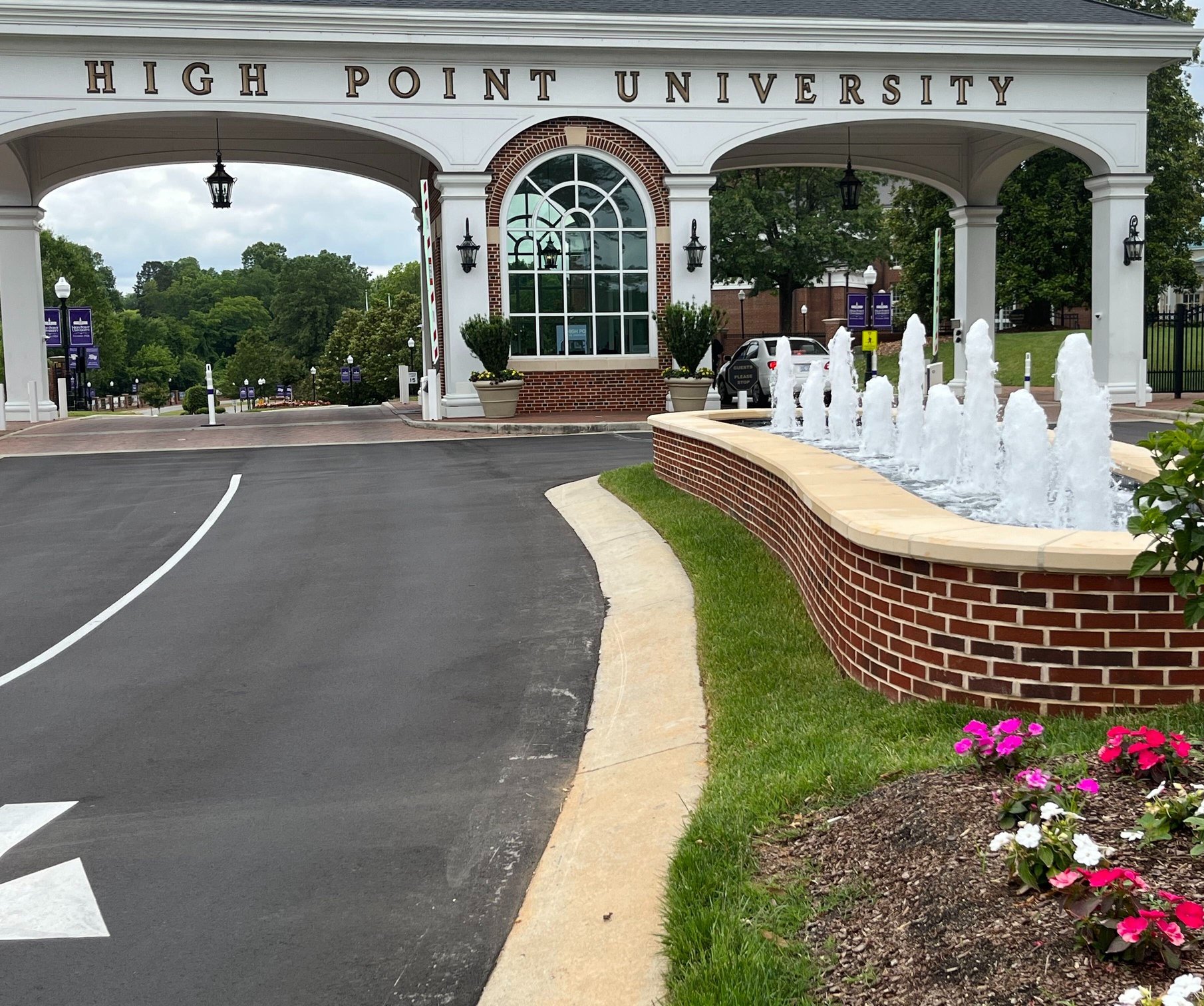 High Point University Entryway Fountain - by Fountain People Inc.