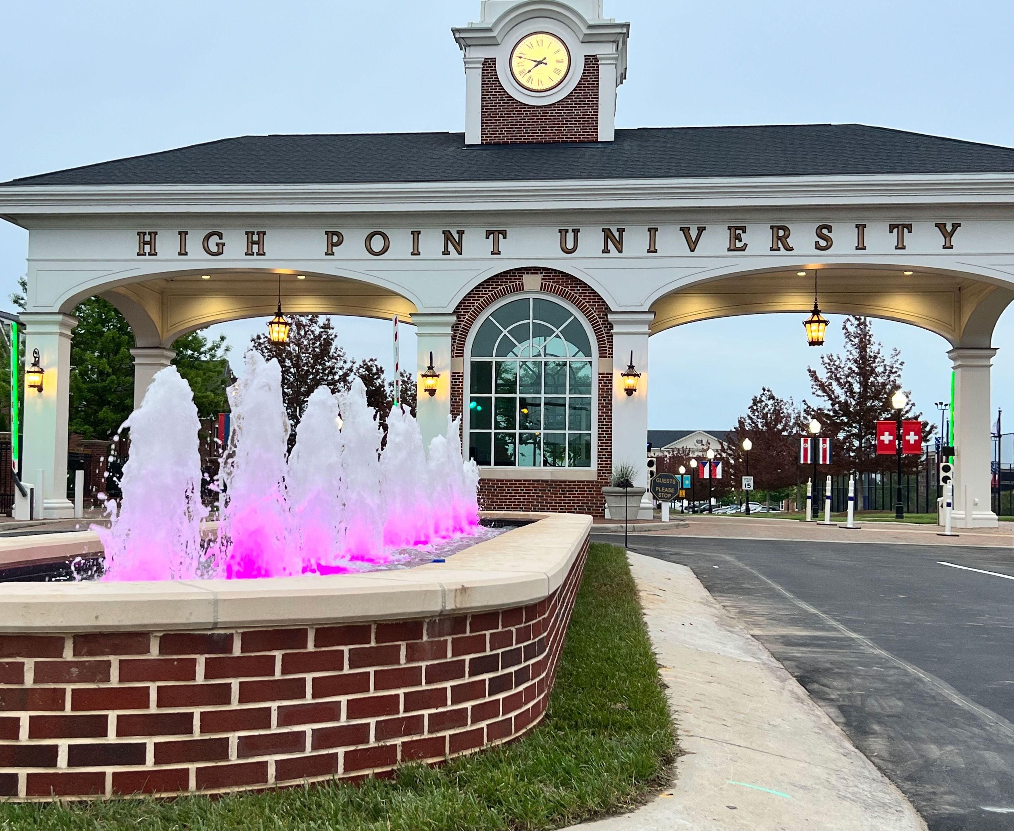 High Point University Entryway Fountain - by Fountain People Inc.